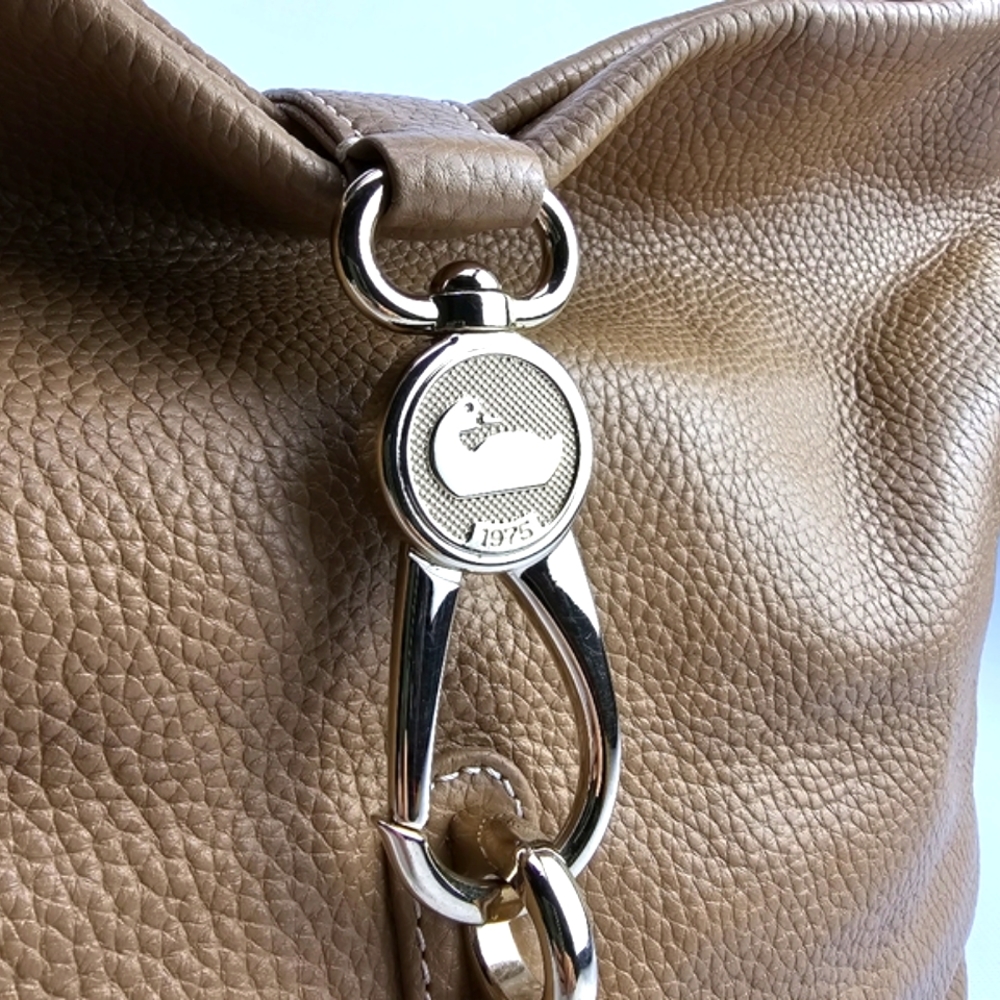 Dooney & Bourke Large Logo Lock Shoulder Bag - Gem